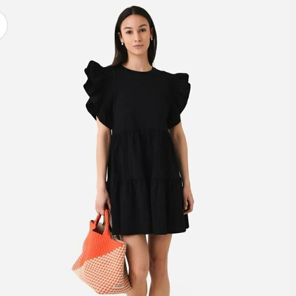 English Factory | Dresses | English Factory Plus Size Flutter Sleeve ...